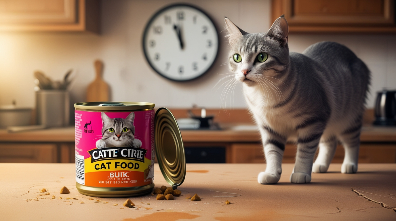 Canned Cat Food Sitting Out: How Long is Safe?